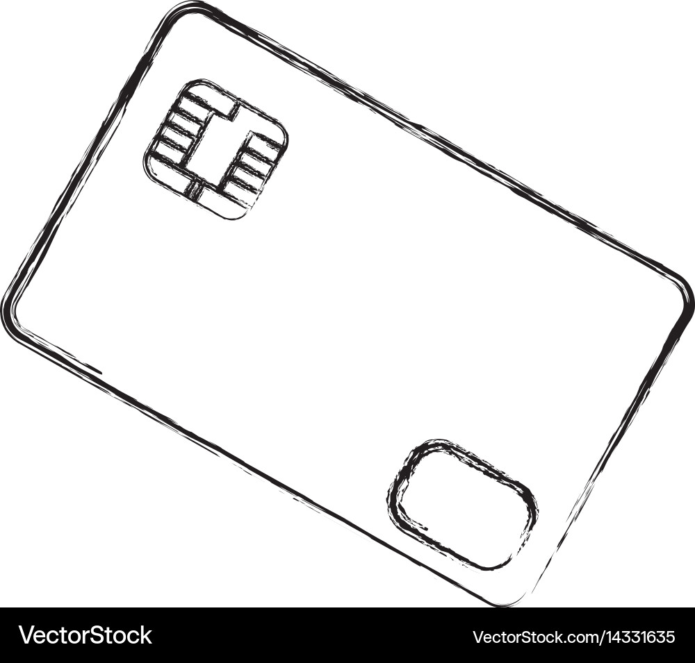 Bank credit card Royalty Free Vector Image - VectorStock