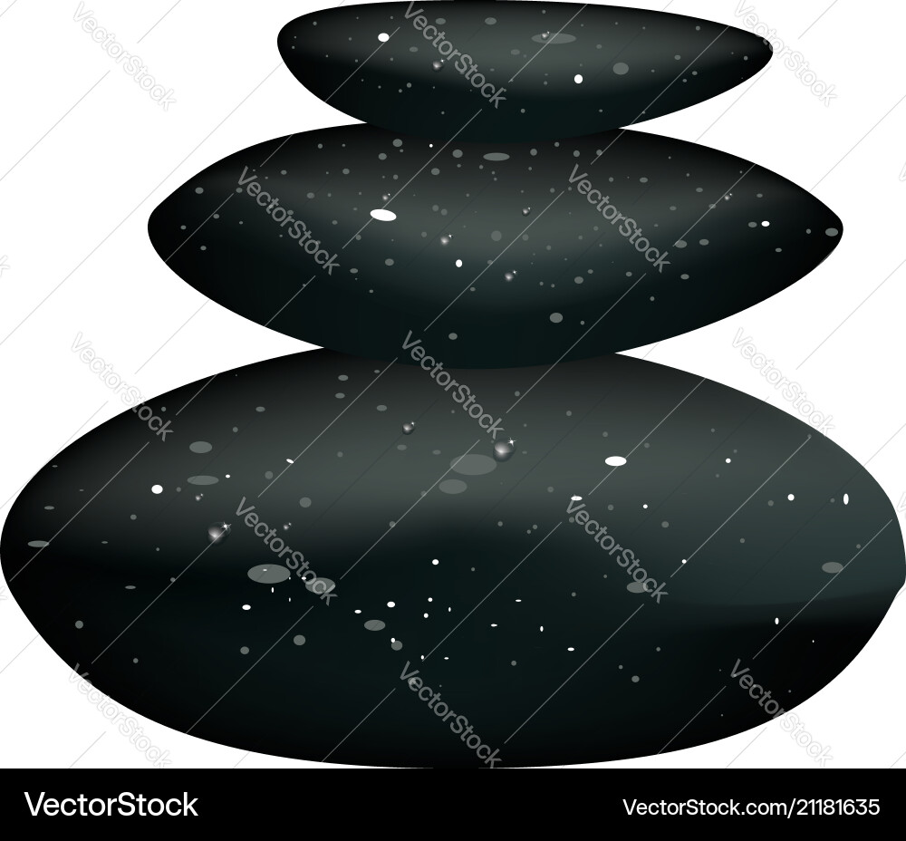 Pile of pebble Royalty Free Vector Image - VectorStock