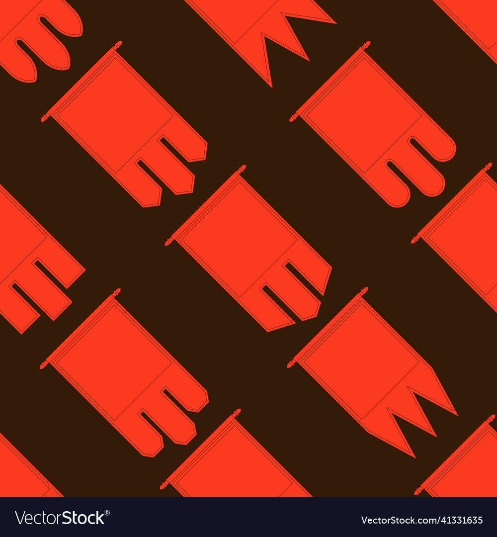 Seamless pattern with heraldic flags Royalty Free Vector