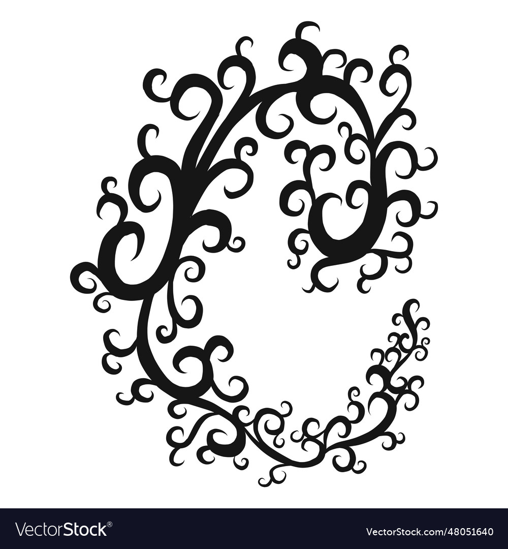 Common time musical symbol swirl Royalty Free Vector Image Common time musical symbol swirl Royalty Free Vector Image