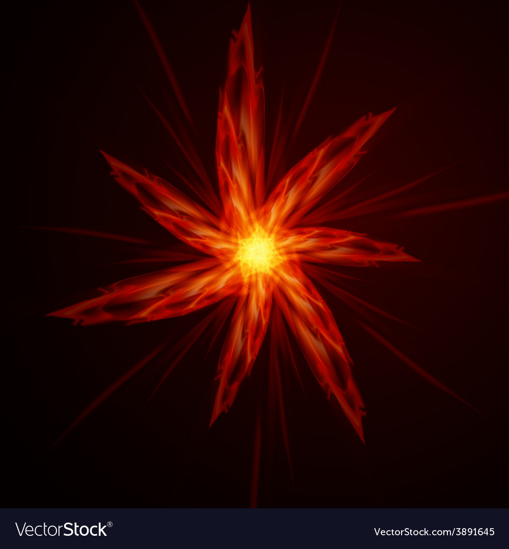 Abstract fire flames Royalty Free Vector Image