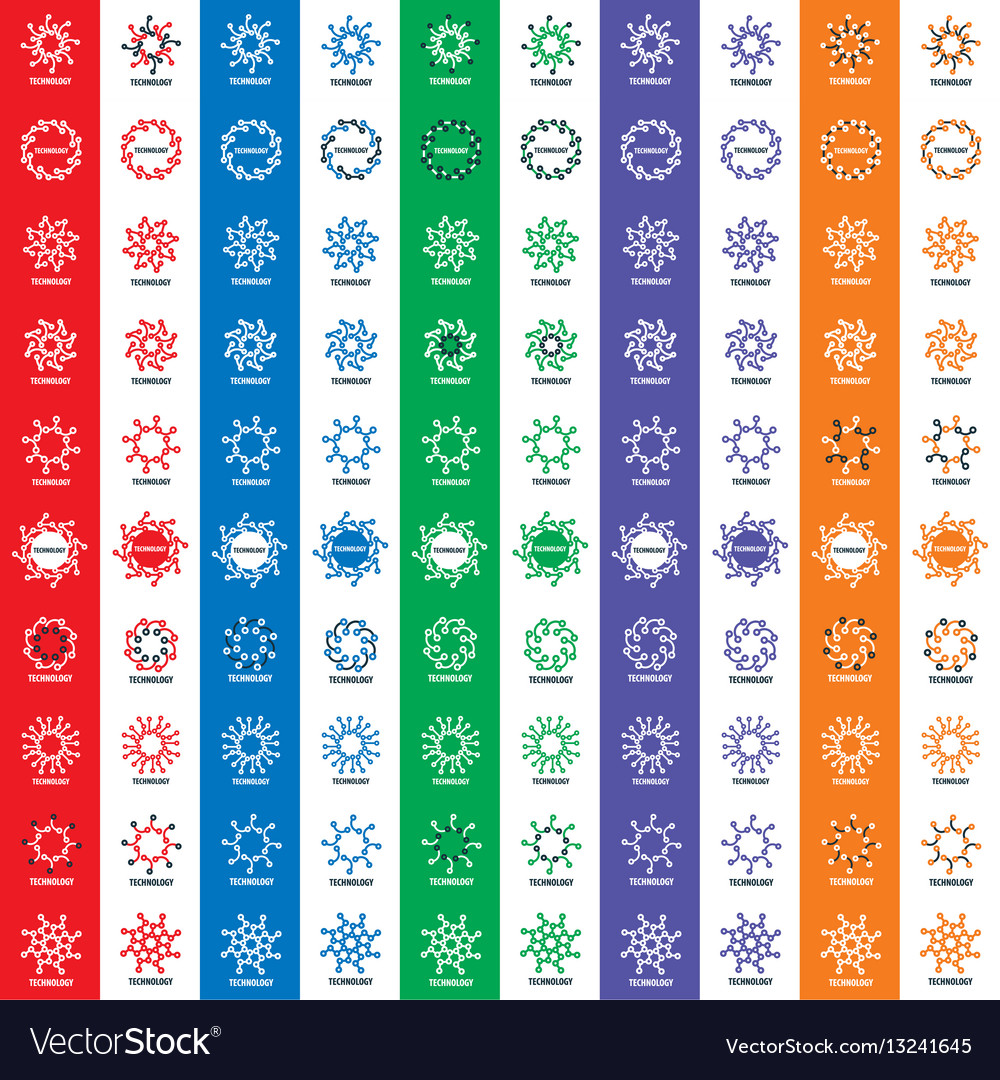 Logo technology Royalty Free Vector Image - VectorStock