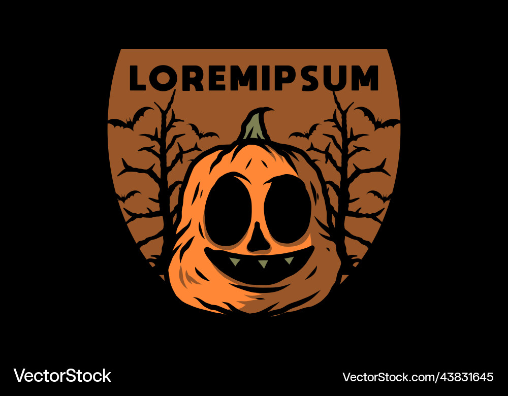 Scary halloween stuff design Royalty Free Vector Image