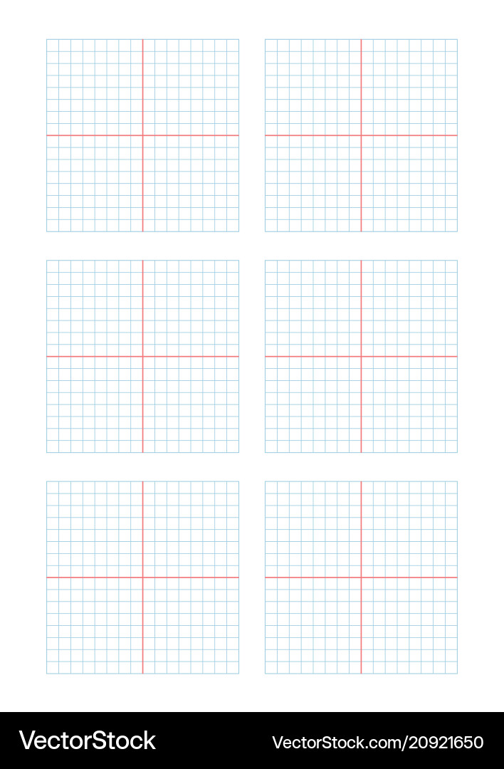 A set of cartesian coordinate systems on blue Vector Image