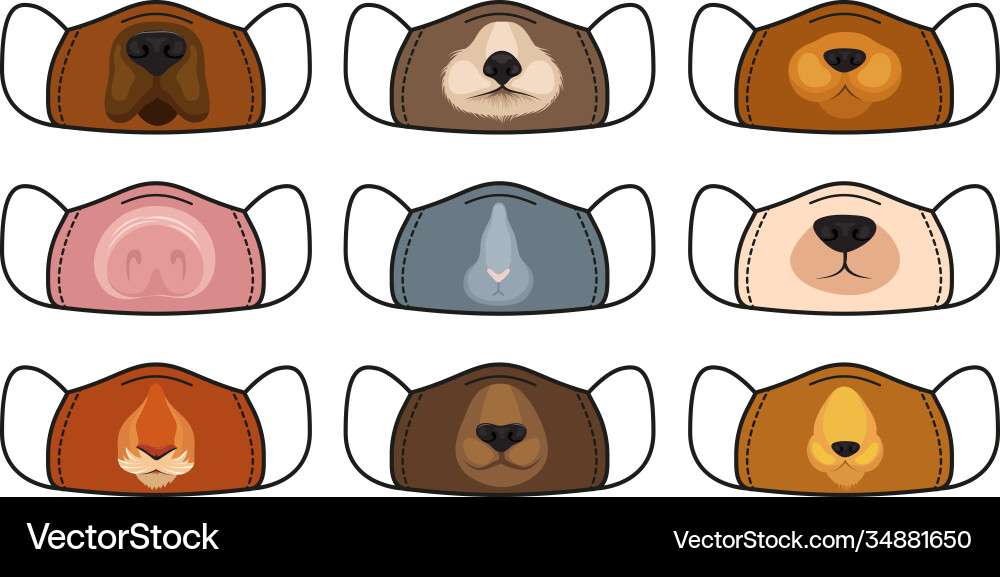 Kids face mask reusable personal protective Vector Image