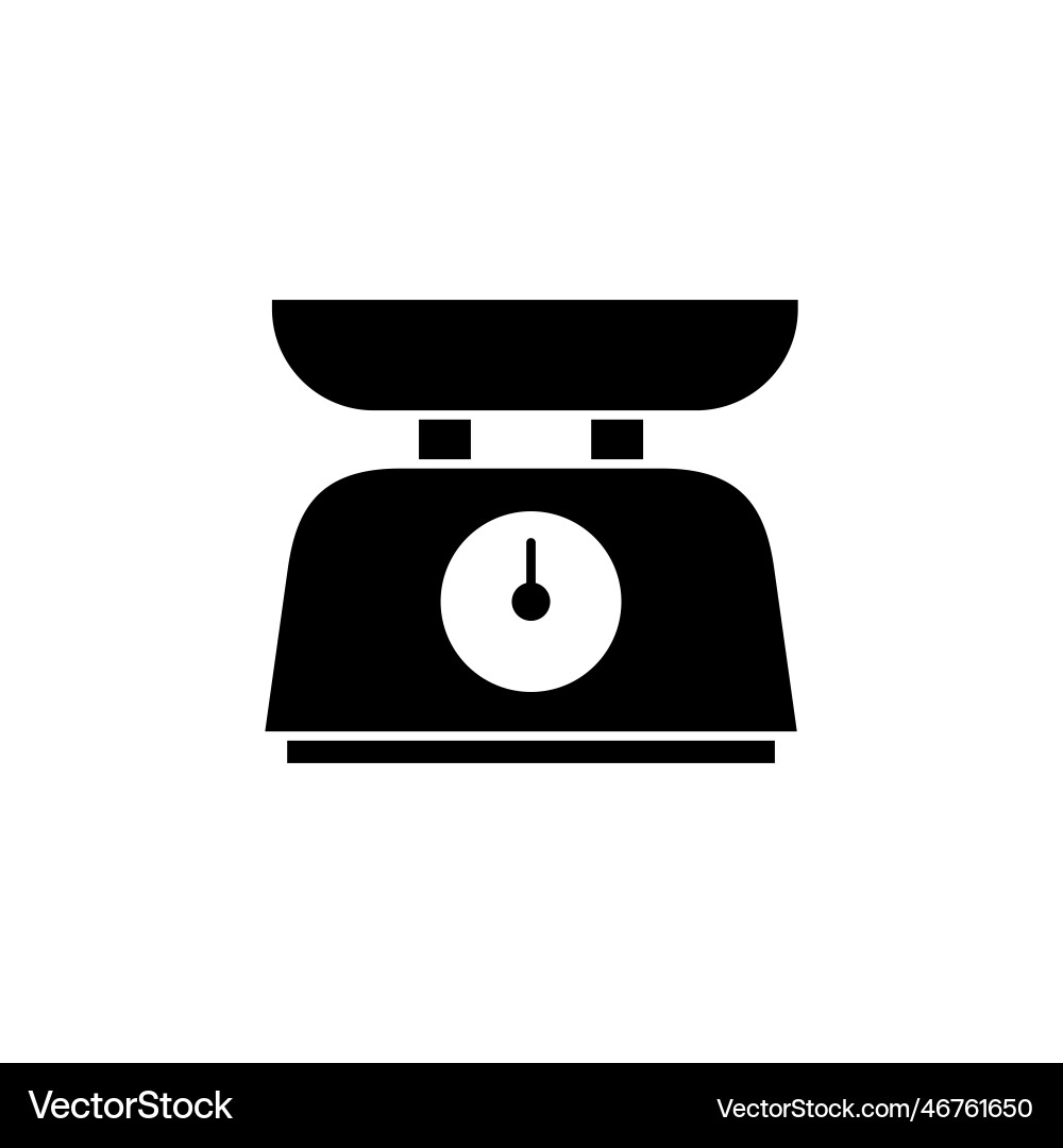 Scales icon weight scale icon Royalty Free Vector Image