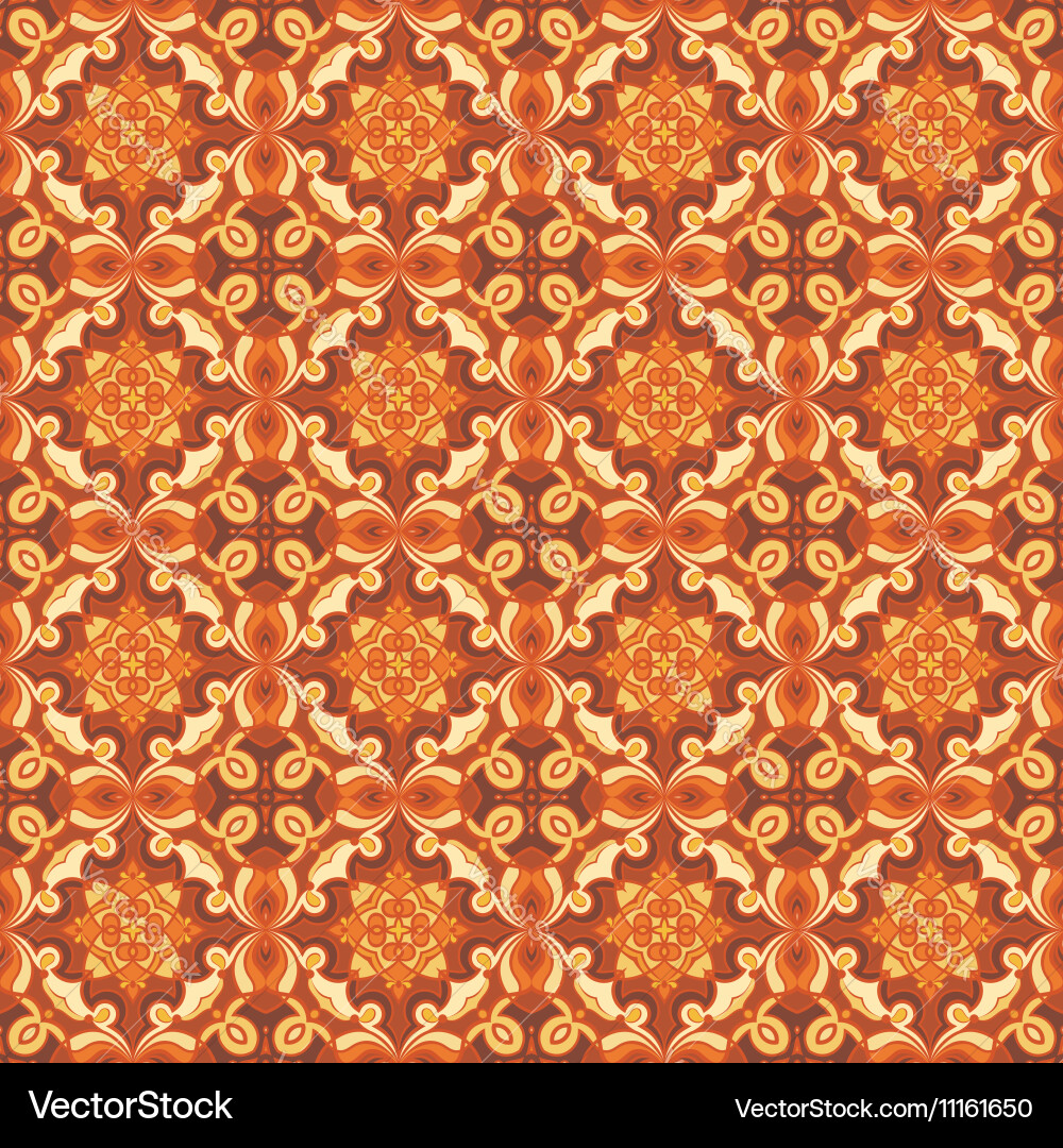 Seamless floral ornament Royalty Free Vector Image