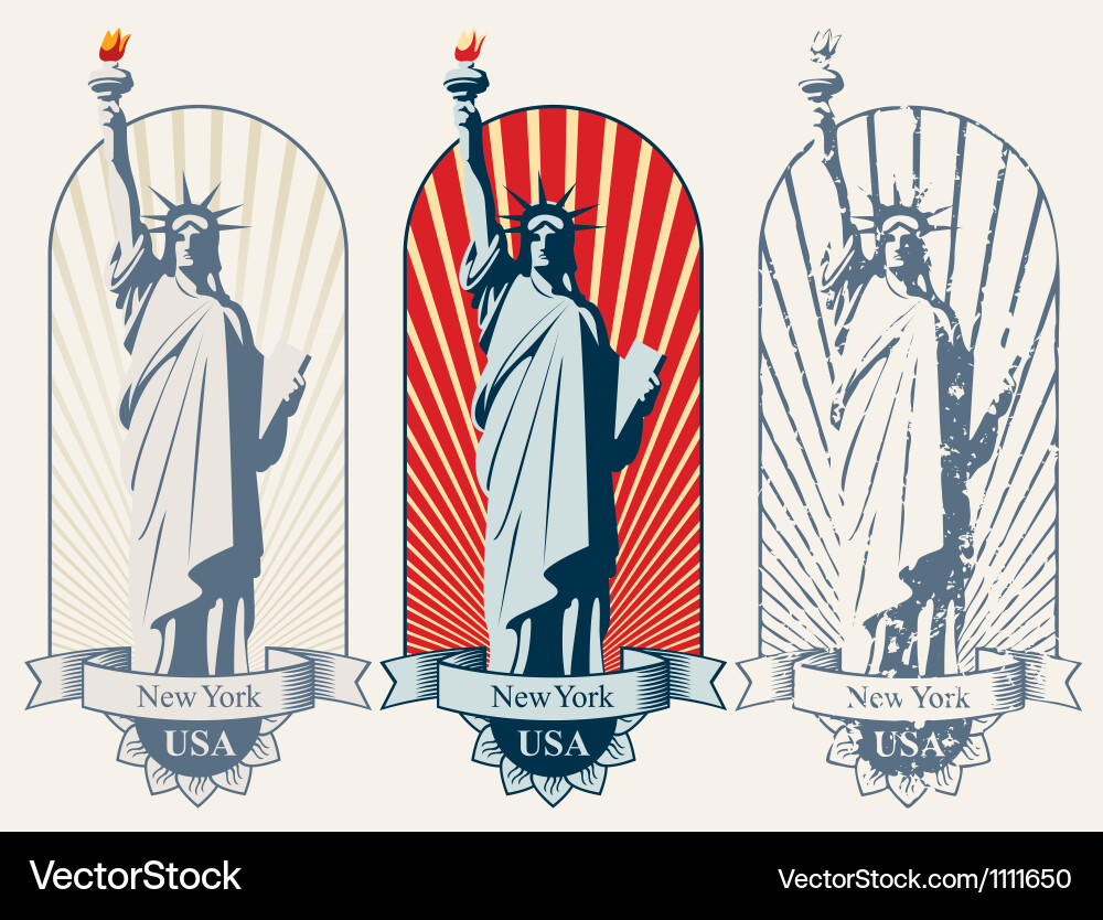 Statue of liberty Royalty Free Vector Image - VectorStock
