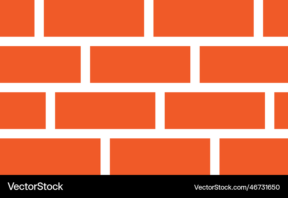 Wall icon clipart design isolated Royalty Free Vector Image