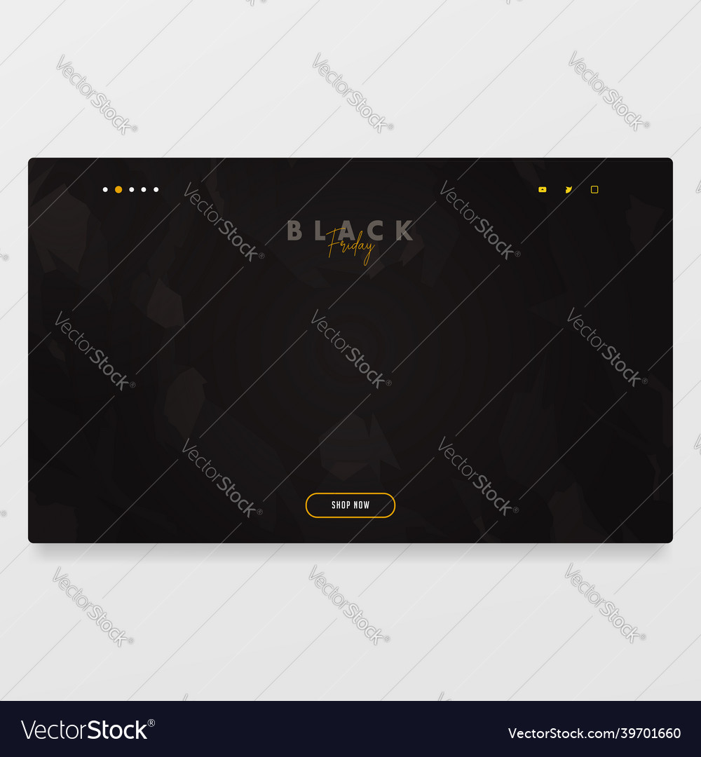 Abstract background landing page template design Vector Image Abstract background landing page template design Vector Image