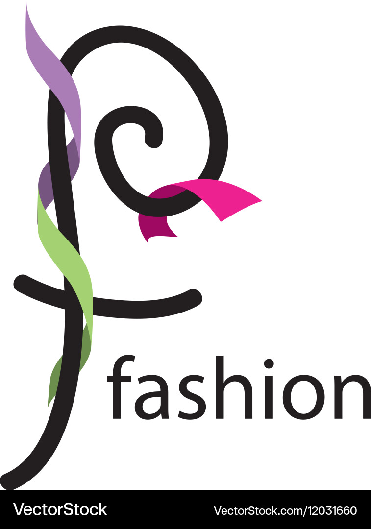 Logo fashion Royalty Free Vector Image - VectorStock
