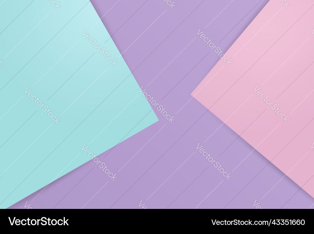 Pastel color paper style background Royalty Free Vector