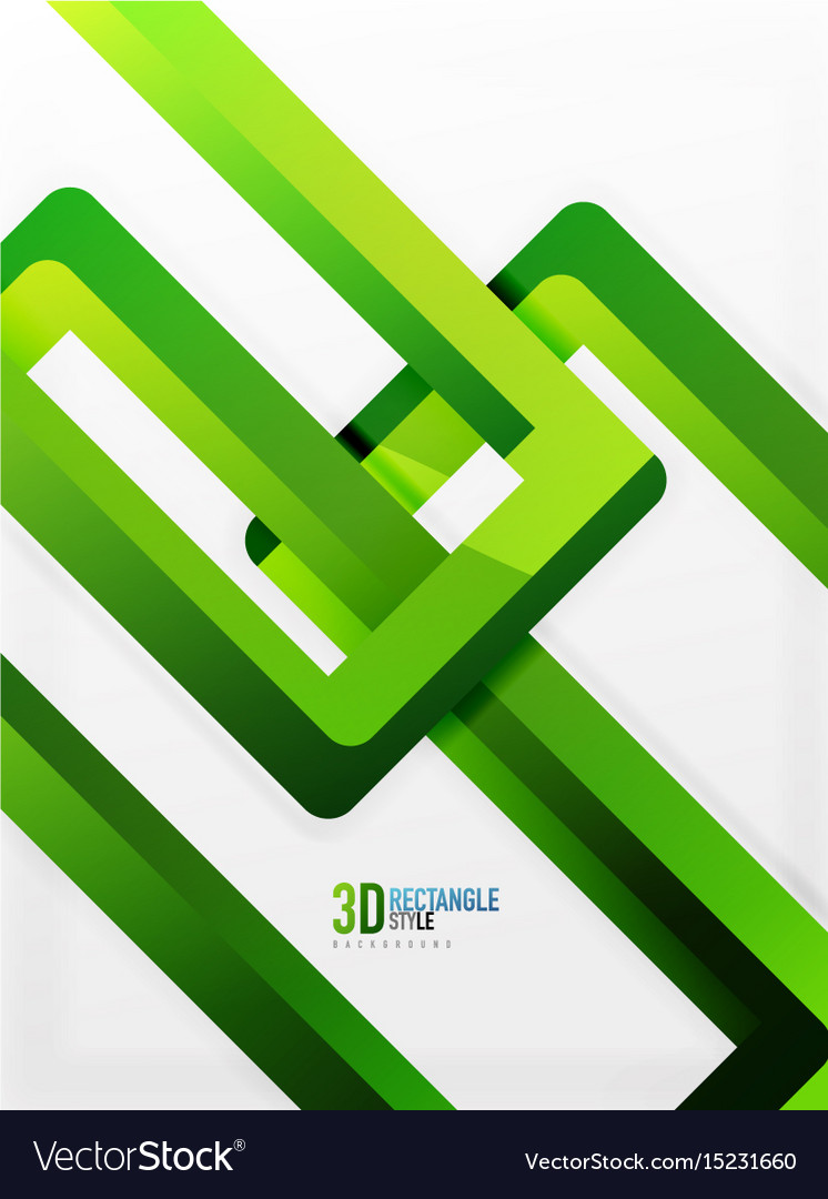 Rectangle tube elements background Royalty Free Vector Image