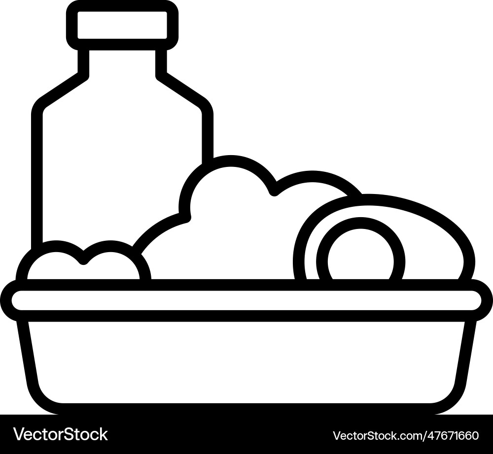 School meal icon high related Royalty Free Vector Image
