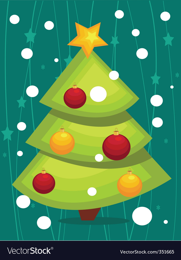 Christmas tree Royalty Free Vector Image - VectorStock