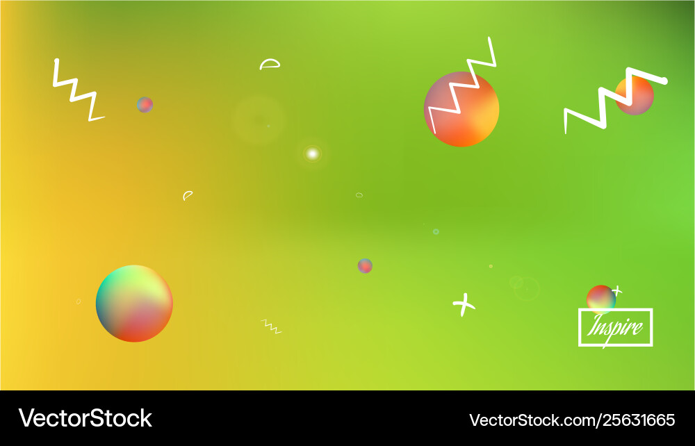 Colorful abstract space background picture smooth Vector Image