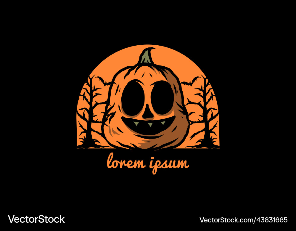 Scary halloween stuff design Royalty Free Vector Image