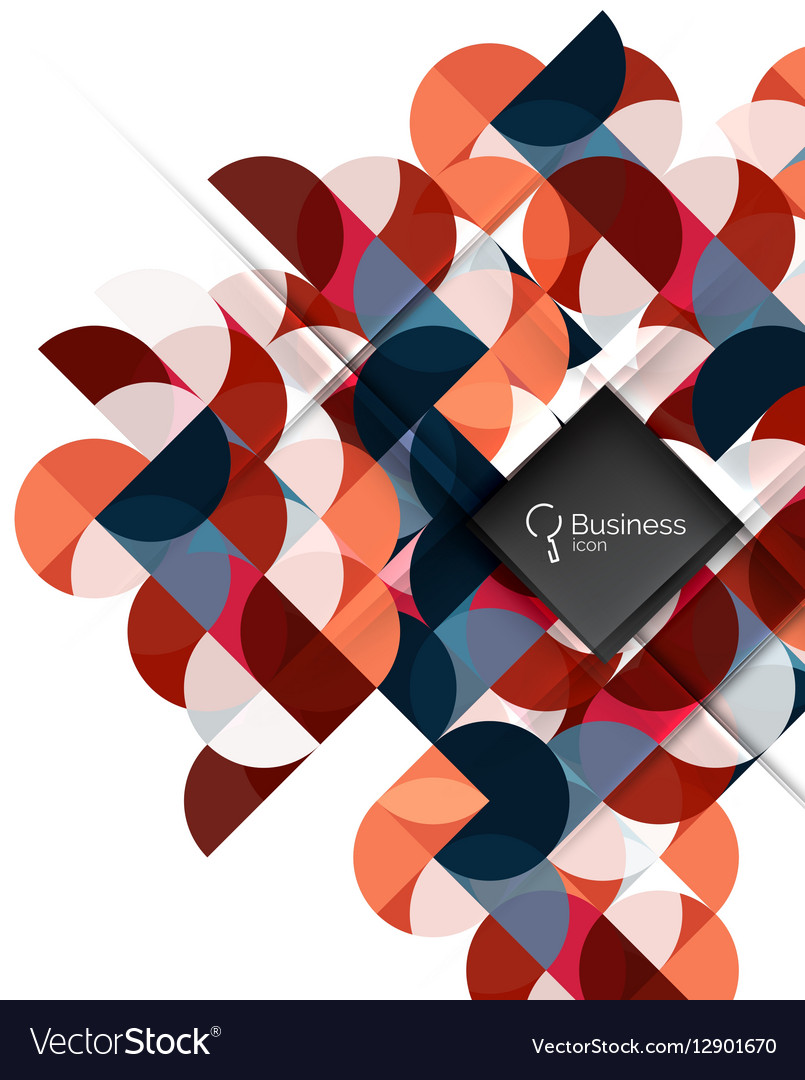 Abstract geometric composition Royalty Free Vector Image