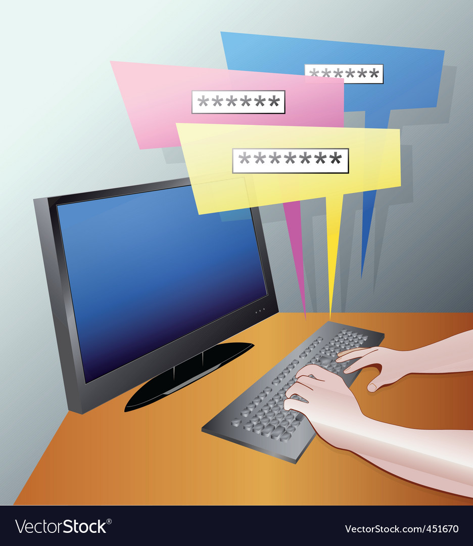 Computer blog Royalty Free Vector Image - VectorStock