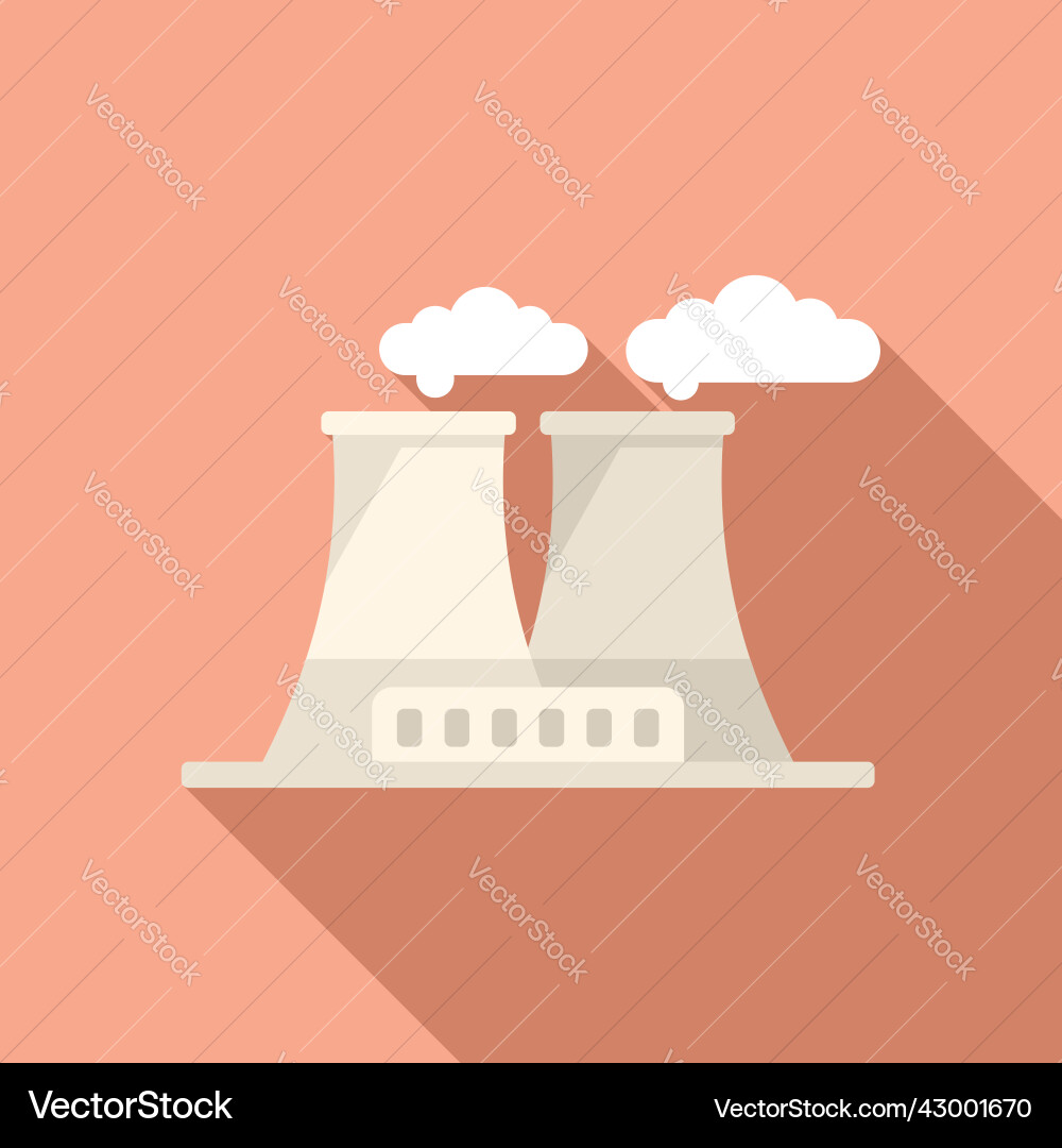 Eco energy plant icon flat water leaf Royalty Free Vector
