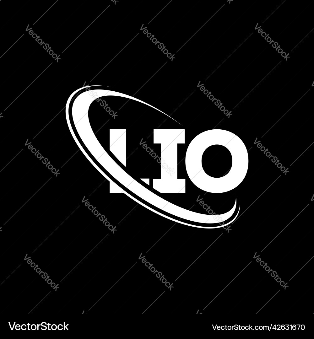 Lio logo letter letter logo design Royalty Free Vector Image