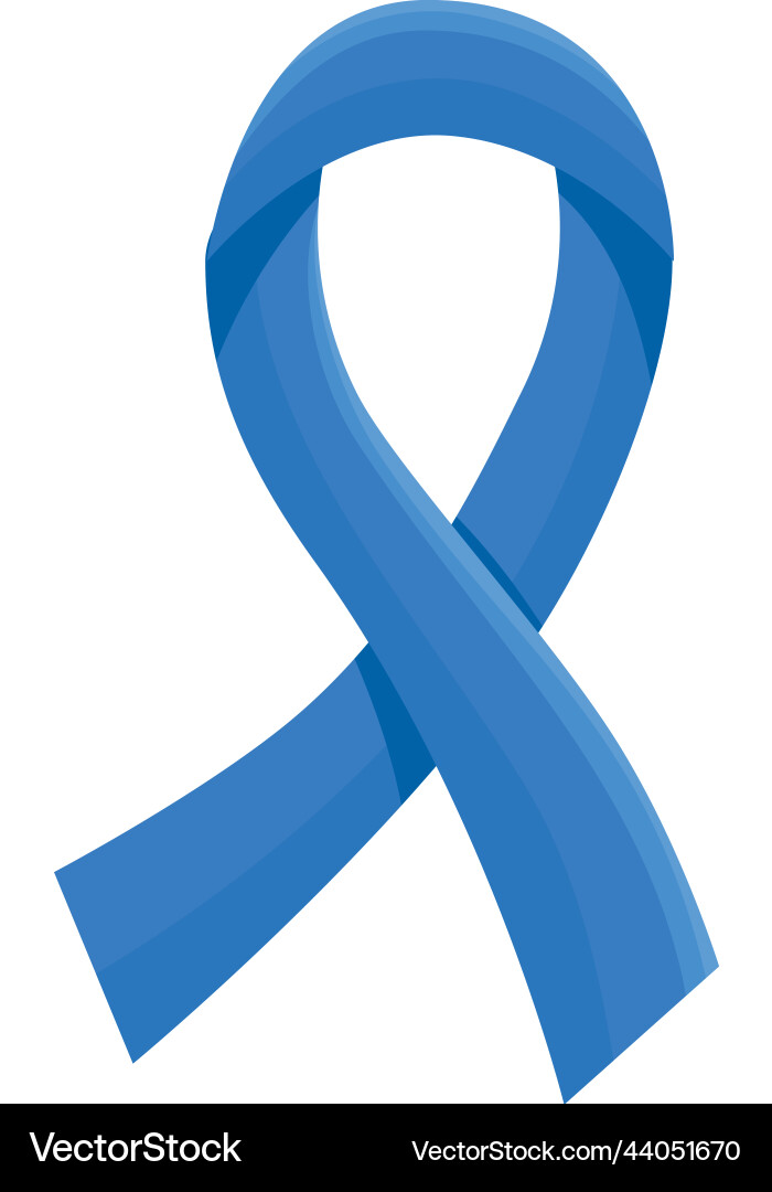Ribbon prostate cancer campaign Royalty Free Vector Image