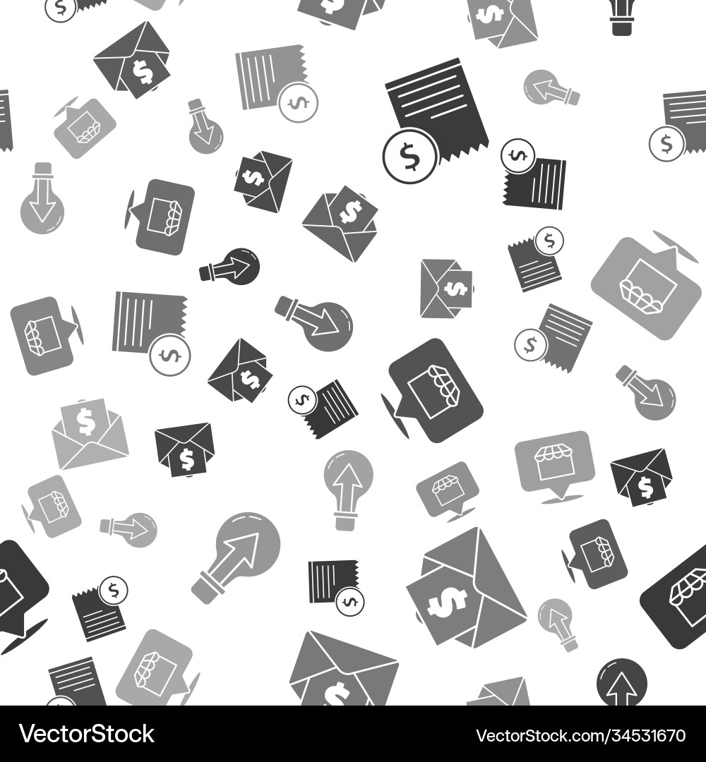 Set paper check and financial check envelope Vector Image