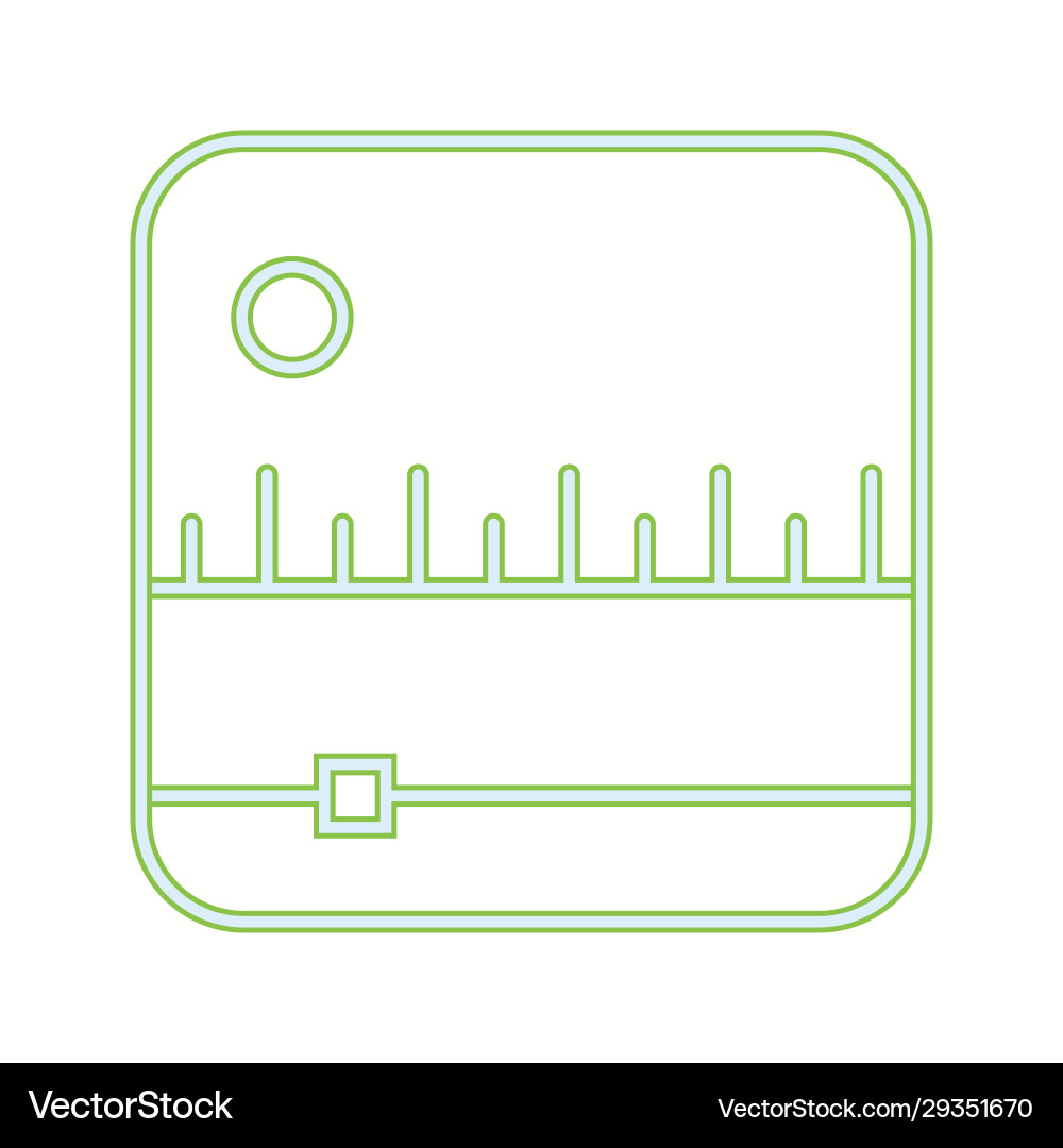 Unique fm radio line icon Royalty Free Vector Image