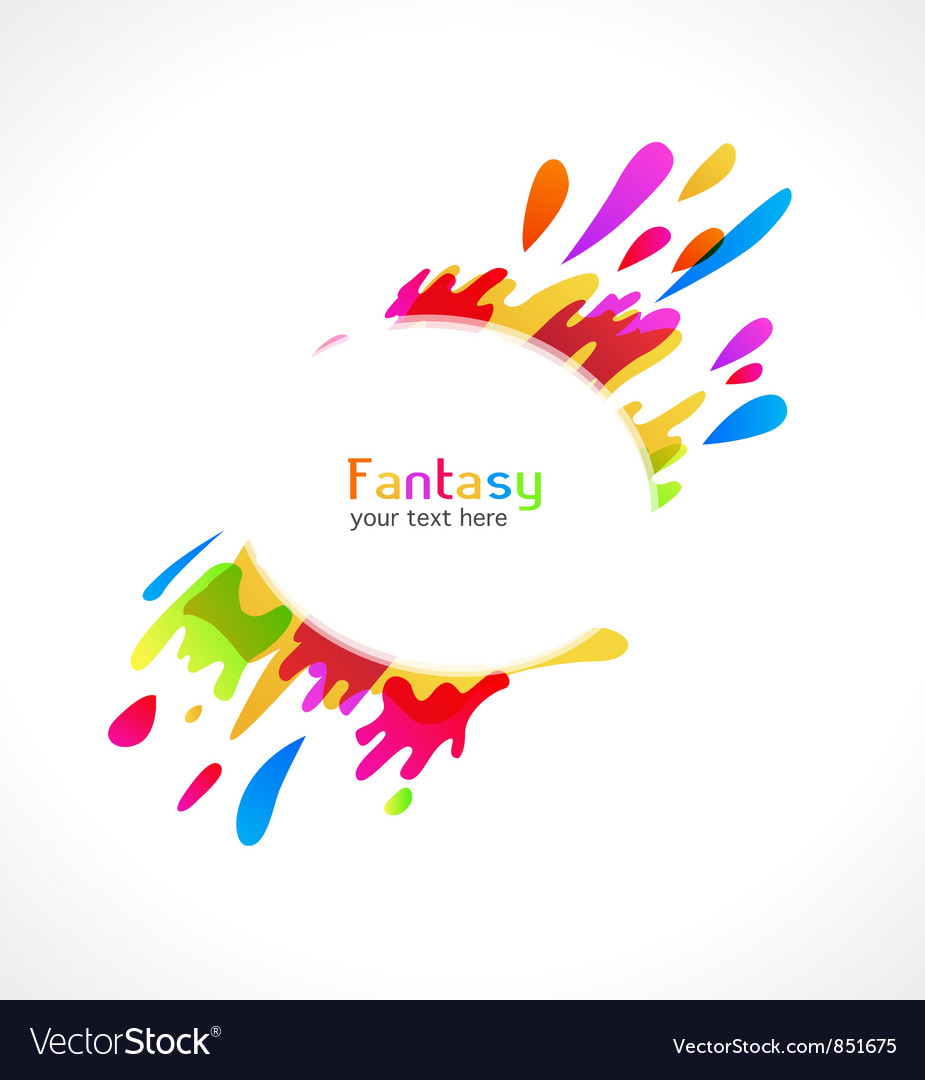 Abstract colorful frame Royalty Free Vector Image