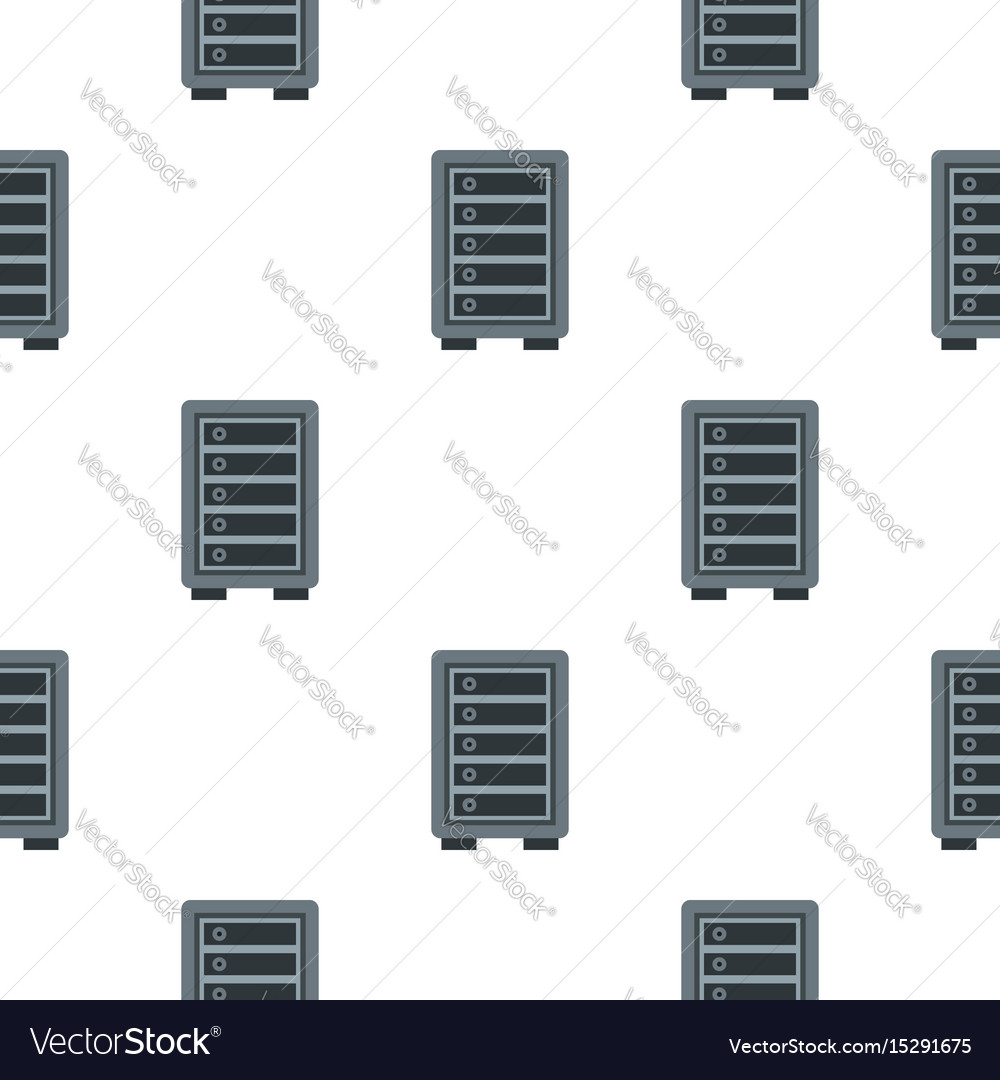 Hotel safe pattern flat Royalty Free Vector Image