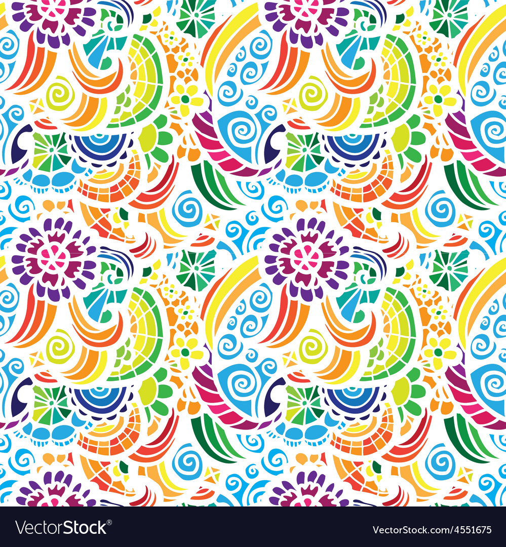 Mosaic seamless pattern Royalty Free Vector Image