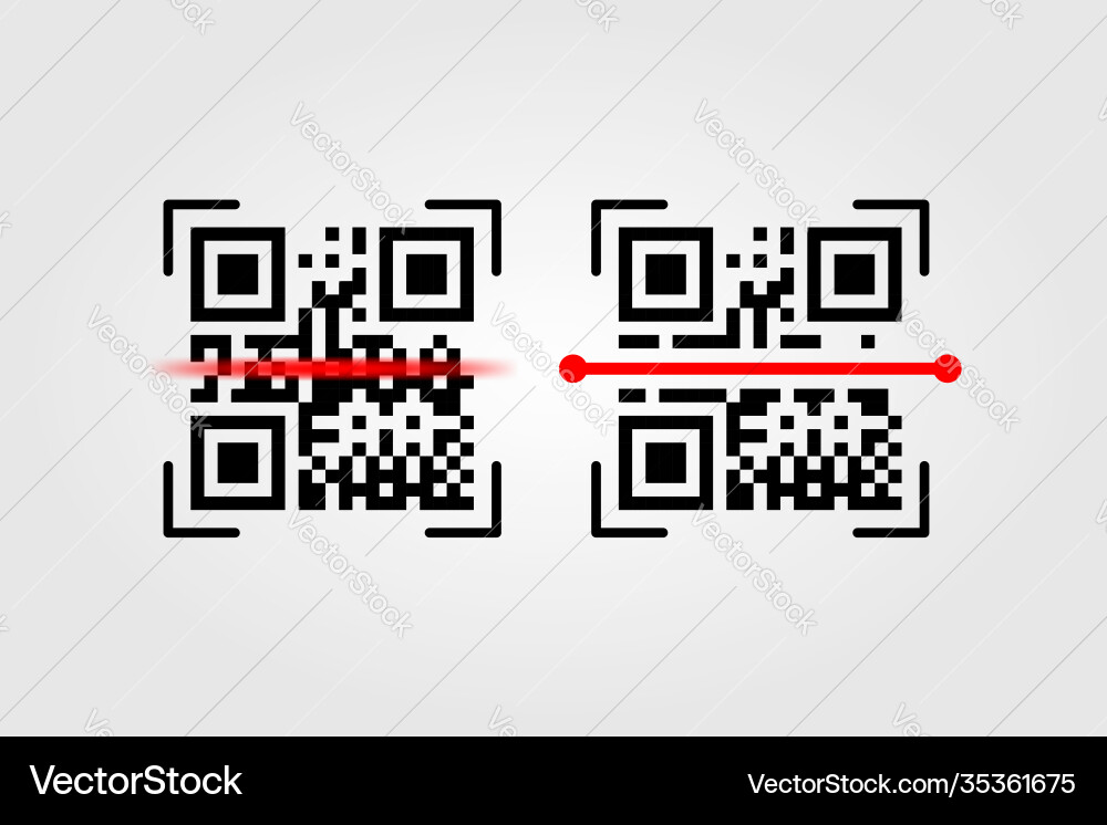 Qr scanner great design for any purposes Vector Image