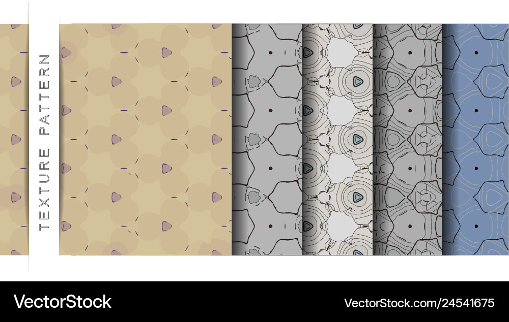 Set of the abstract wallpaper pattern background Vector Image