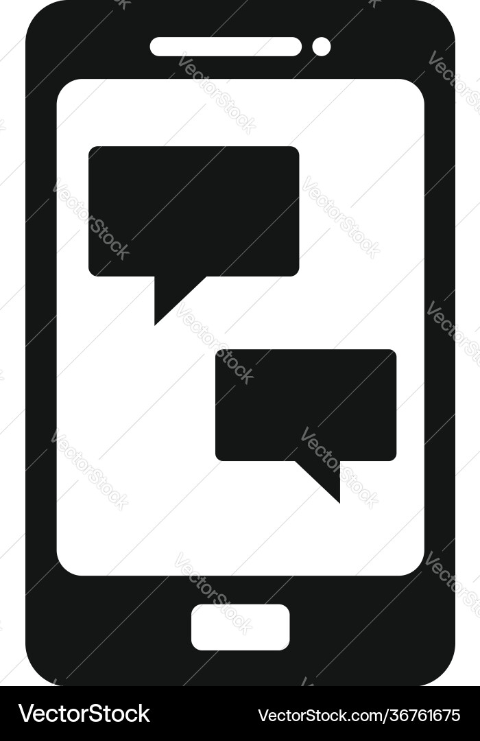 Smartphone affiliate marketing icon simple style Vector Image