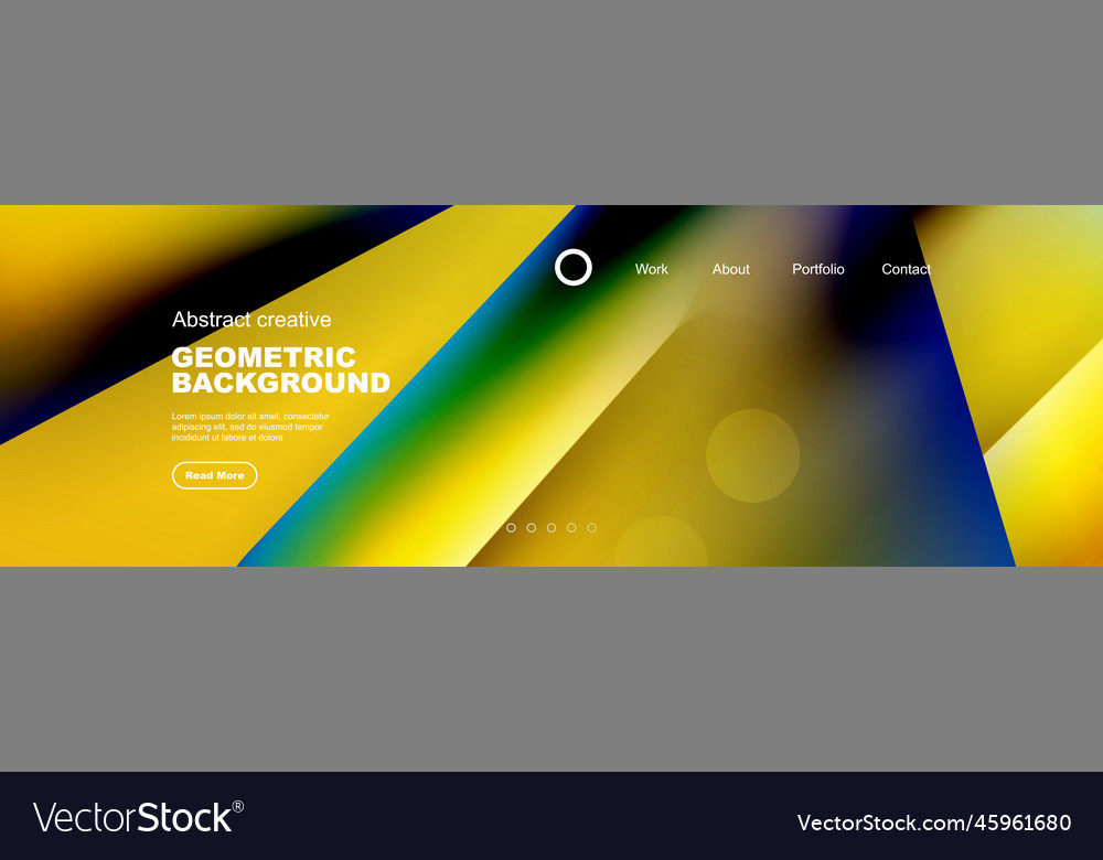 Bright glossy overlapping geometric shapes Vector Image