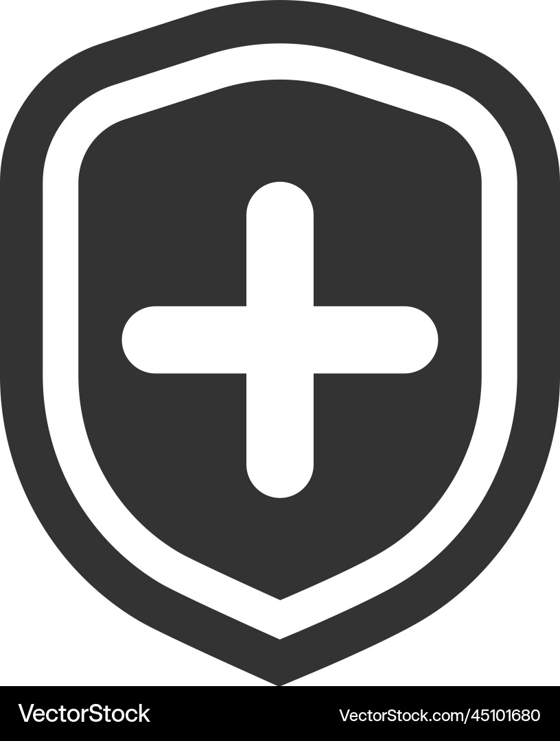 Health insurance icon Royalty Free Vector Image