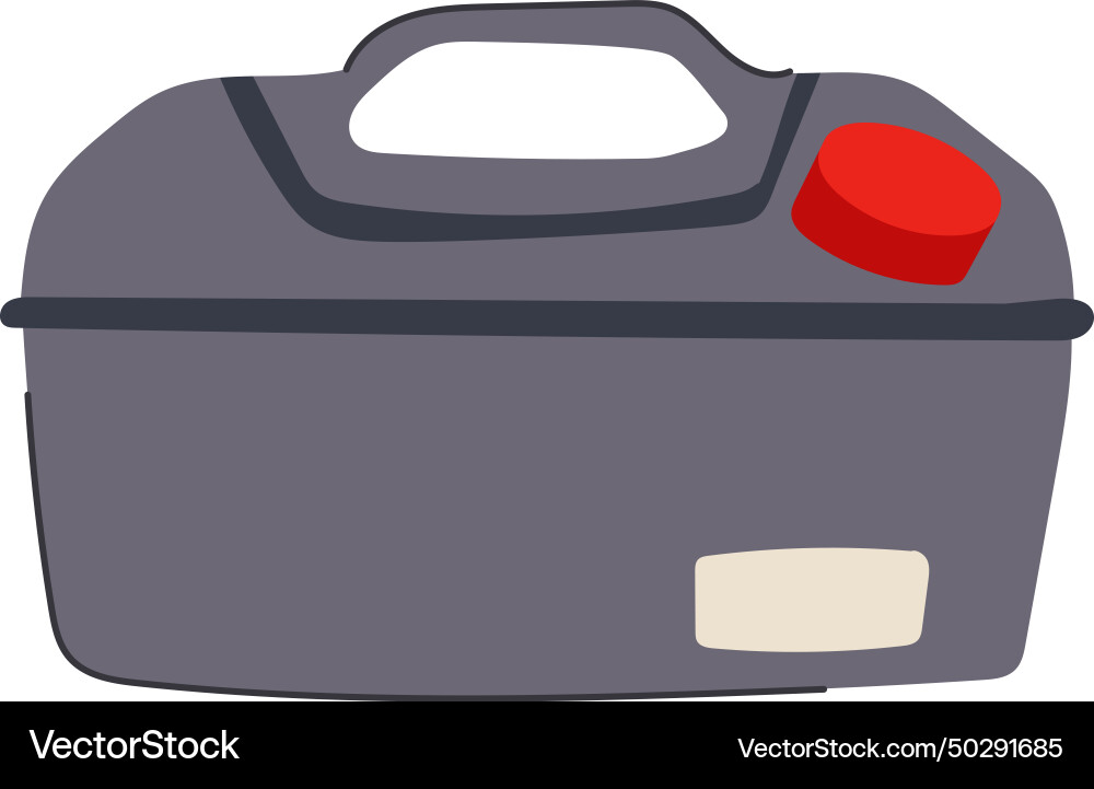 Container fuel can metal cartoon Royalty Free Vector Image