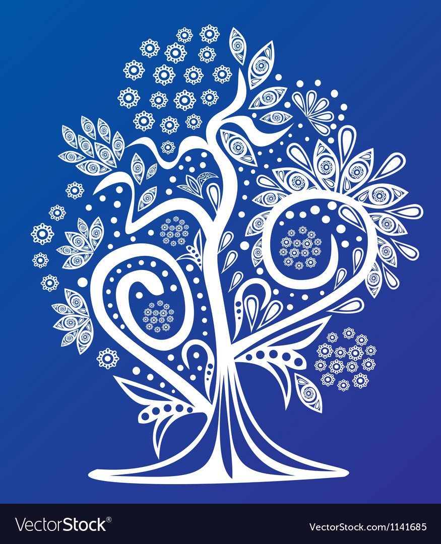 Magic tree Royalty Free Vector Image - VectorStock