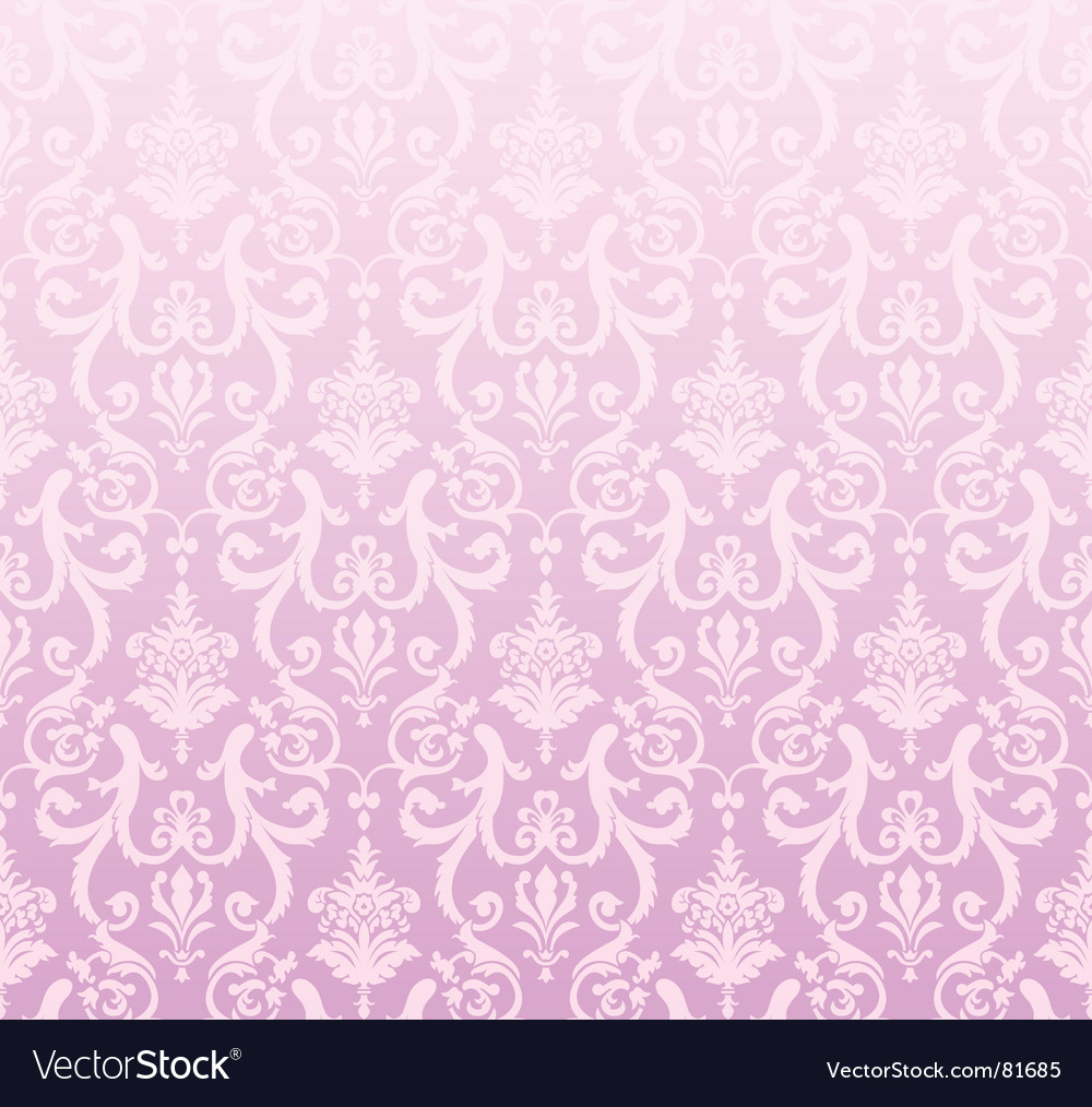 Pink wallpaper pattern Royalty Free Vector Image