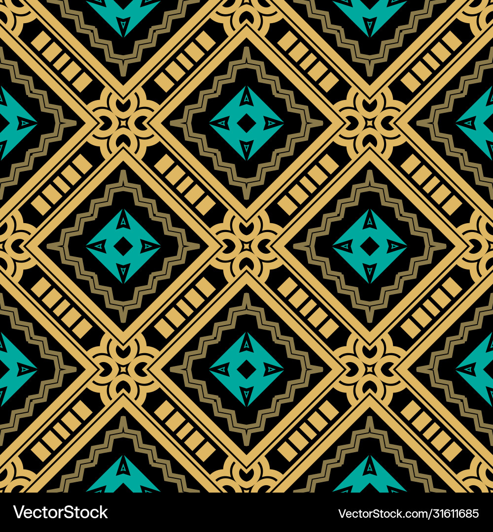 Tribal colorful seamless pattern ethnic Royalty Free Vector