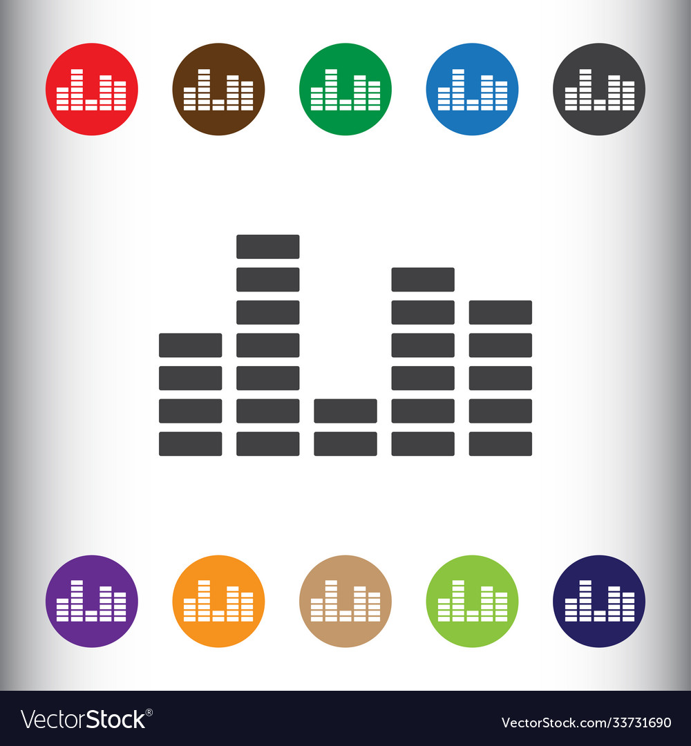 Equalizer icon Royalty Free Vector Image - VectorStock