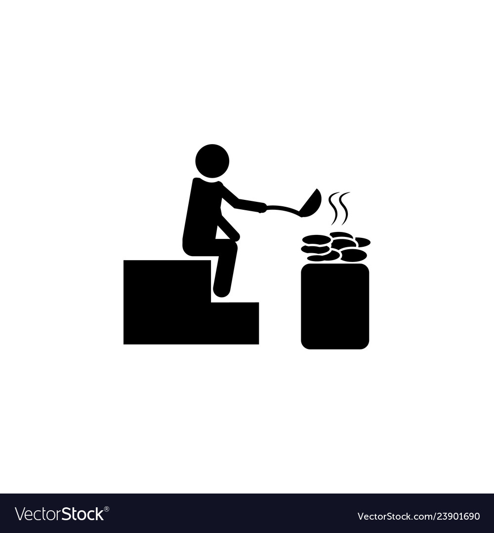 Man in the sauna icon bathroom and element Vector Image