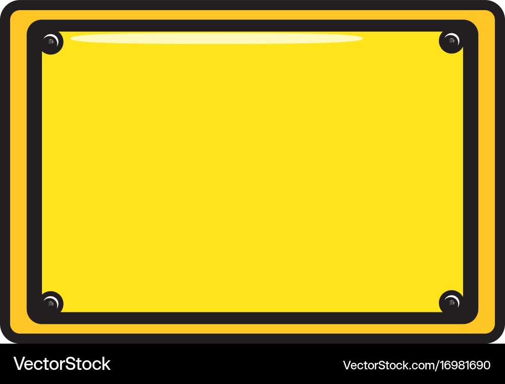 Metal emblem notices and frame design Royalty Free Vector