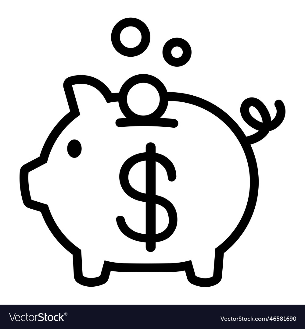 Saving icon Royalty Free Vector Image - VectorStock