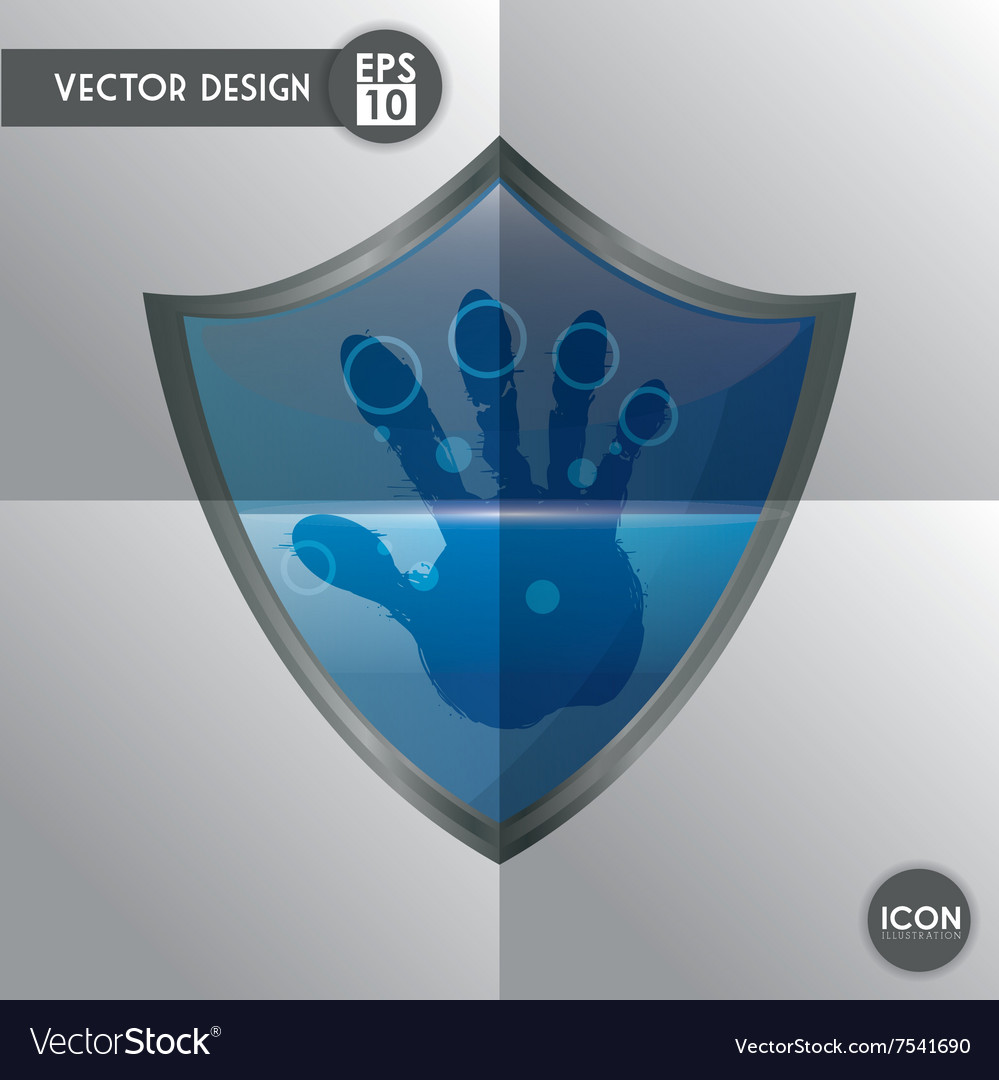 Security system design Royalty Free Vector Image