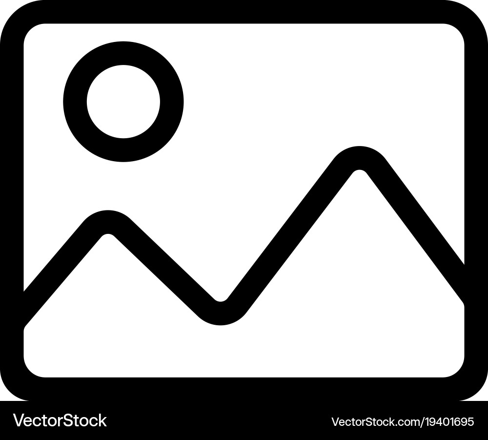 Image photo picture icon Royalty Free Vector Image