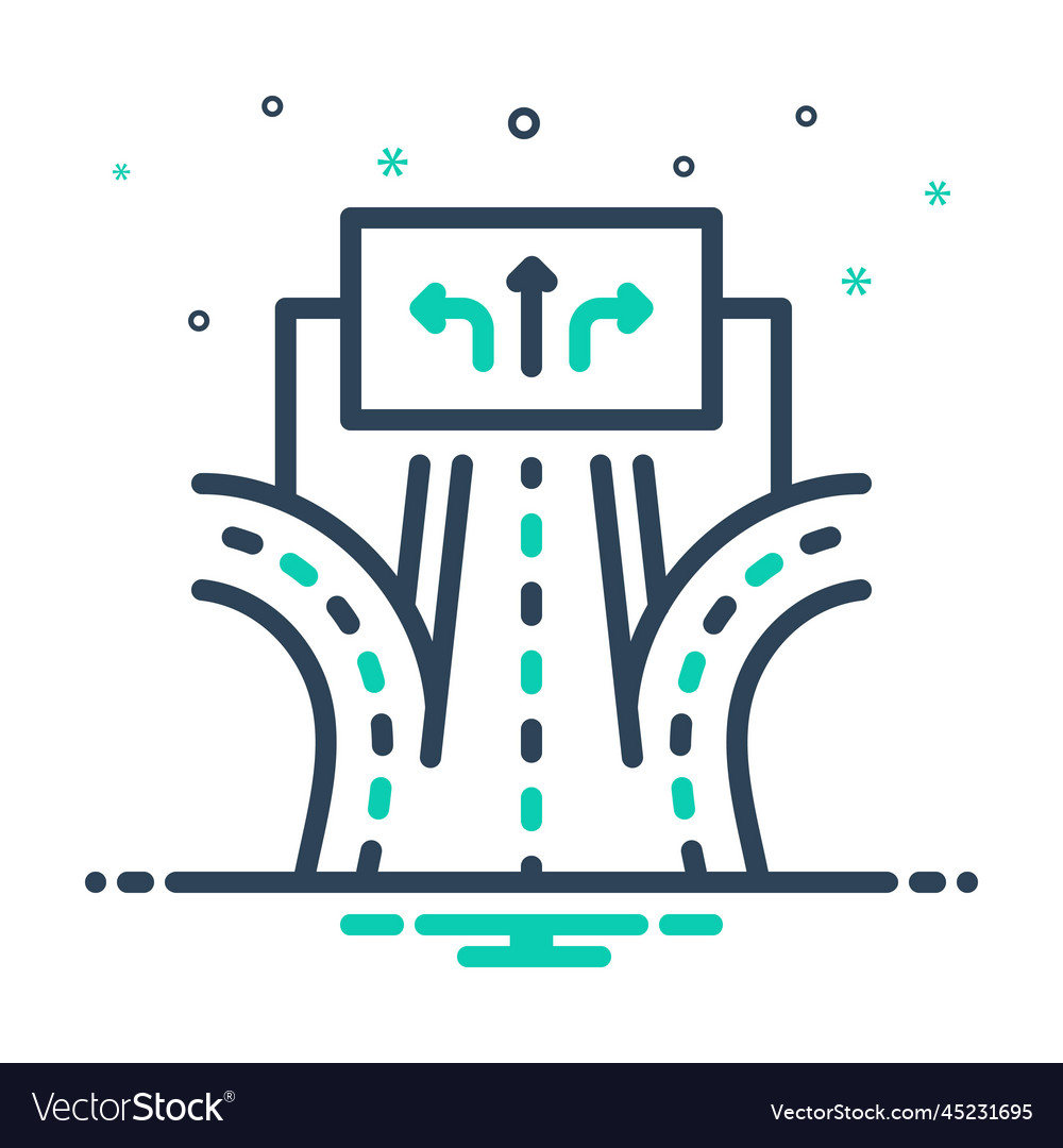 Ways Royalty Free Vector Image - VectorStock