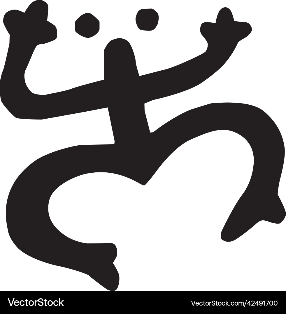 Coqui frog on white background symbol Royalty Free Vector