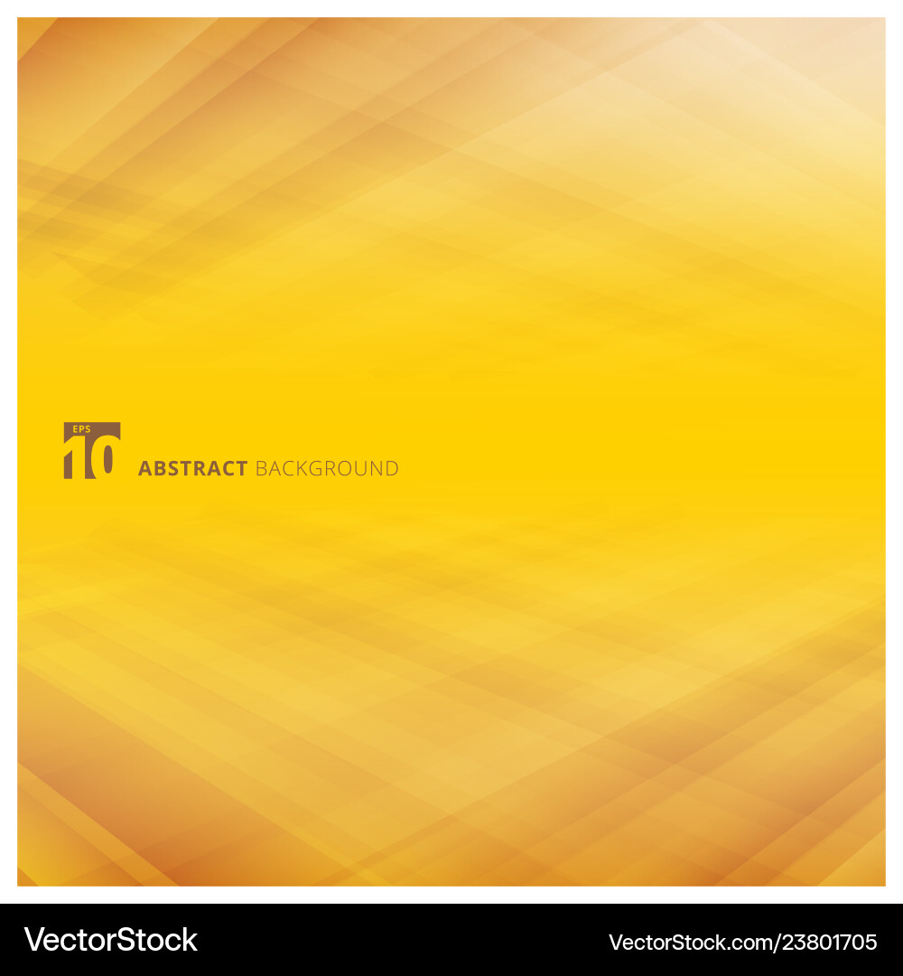Abstract yellow and brown lines floor vision Vector Image