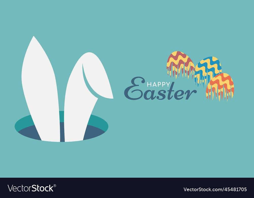 Happy easter Royalty Free Vector Image - VectorStock
